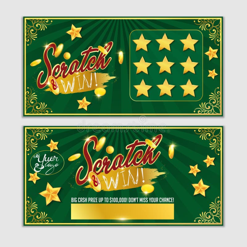 Scratch Lottery Ticket Vector Design Template Stock Illustrations – 119 ... Scratch Lottery Ticket Vector Design Template Stock Illustrations – 119 ...
