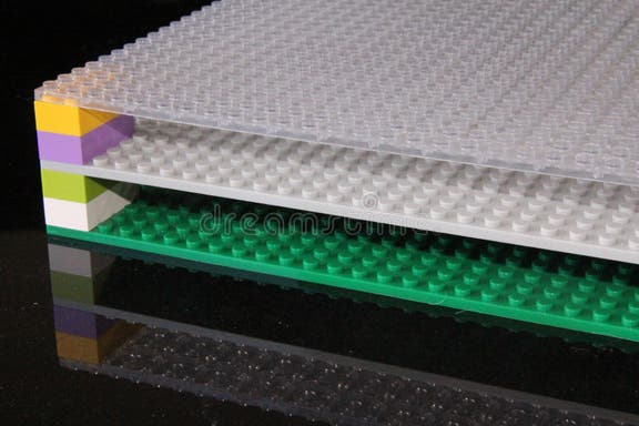 Double Sided Mini Blocks Construction Panel Stock Image - Image of ...