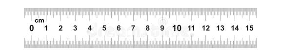 Double Sided Ruler 15 Centimeter or 150 Mm. Value Division 0.5 Mm ...