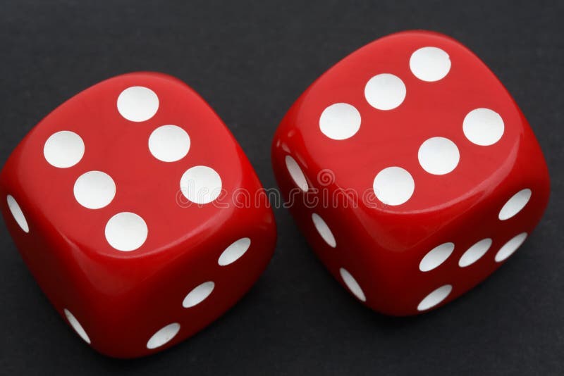 Double Six Dice stock image. Image of double, gamble, game - 8130821