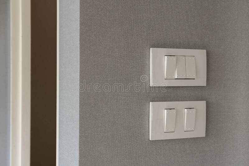 Wall point plug stock photo. Image of house, double - 110984298