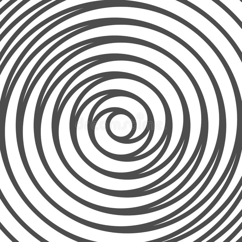 Double Spiral Swirl Flow Abstract Background Stock Illustration ...