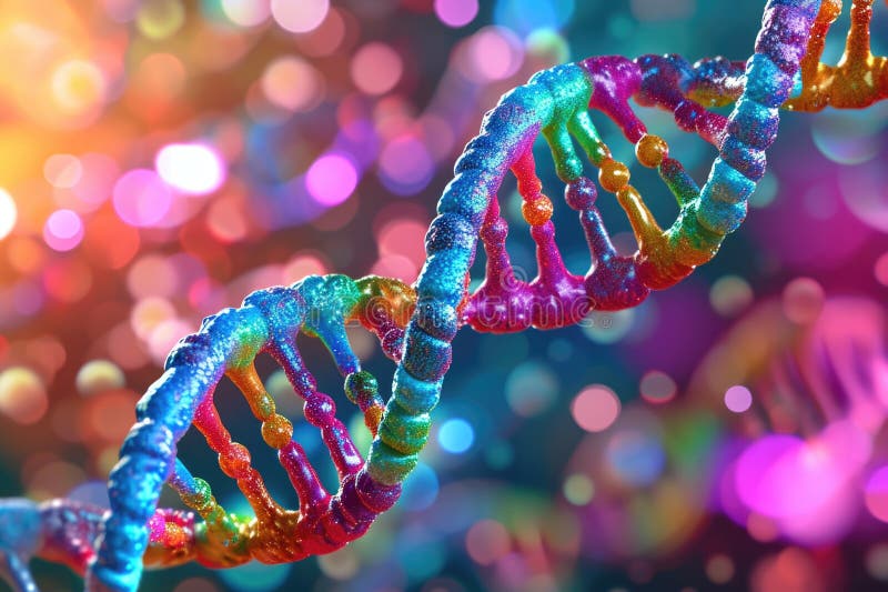 Double Strand DNA Close Up stock image. Image of helix - 374751279