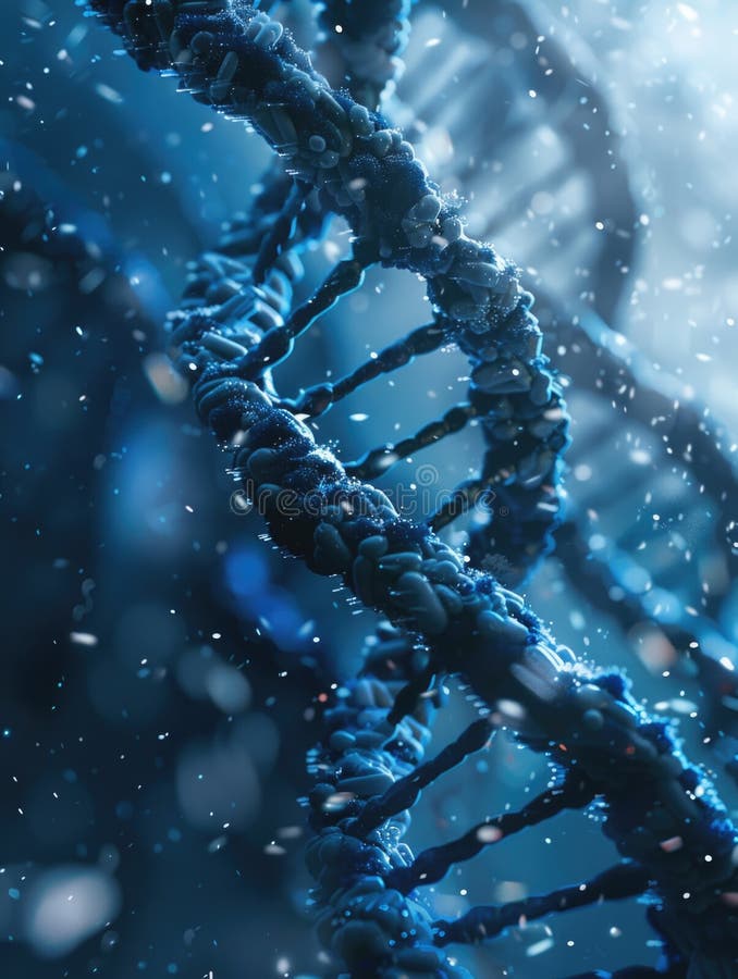 Double Strand DNA Close Up stock image. Image of research - 371482595