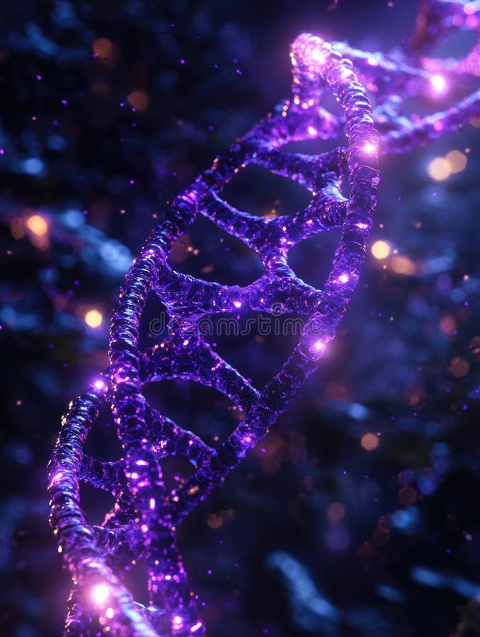 Double Strand DNA stock photo. Image of microscopy, molecule - 377497800