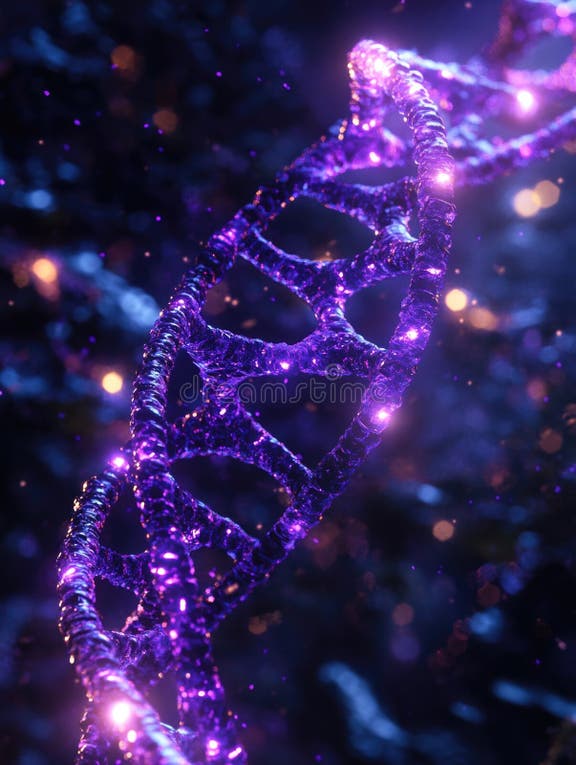 Double Strand DNA stock photo. Image of microscopy, molecule - 377497800