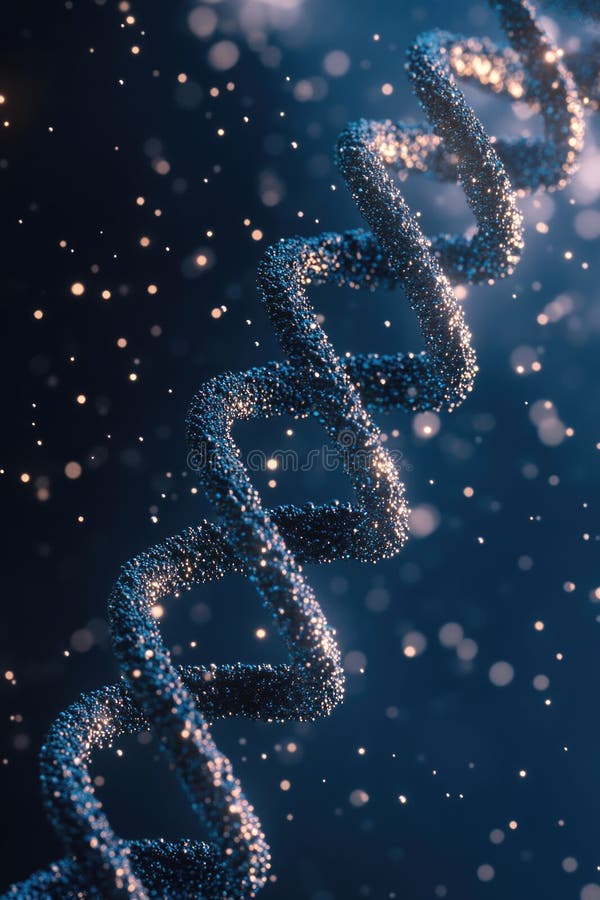 Double Strand DNA stock photo. Image of chromosomes - 377400048