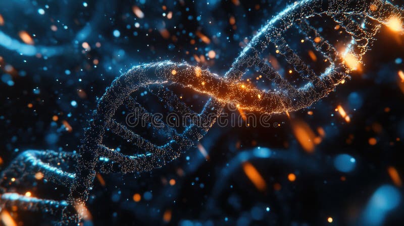 Double Strand DNA stock image. Image of structure, double - 376361887