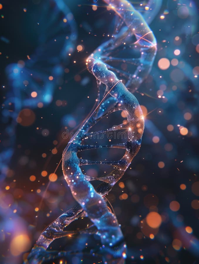 Double Strand Dna Macro Image Stock Photo - Image of pairs, biology ...