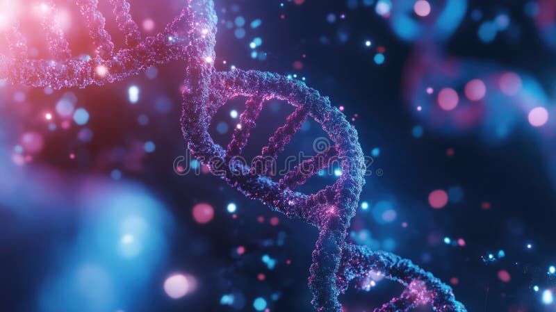 Double Strand DNClose-Up stock photo. Image of nucleotide - 376267126