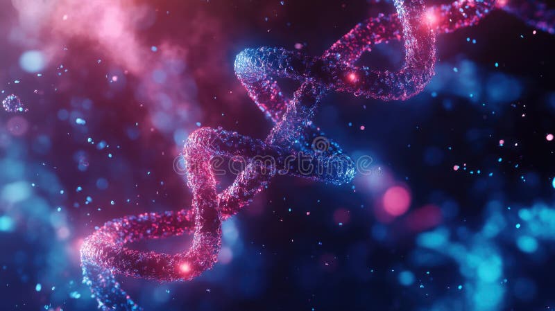 Double Strand DNClose-Up stock image. Image of double - 376275687