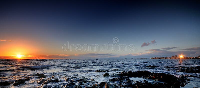 Double sun City stock photo. Image of environment, canada - 42304292