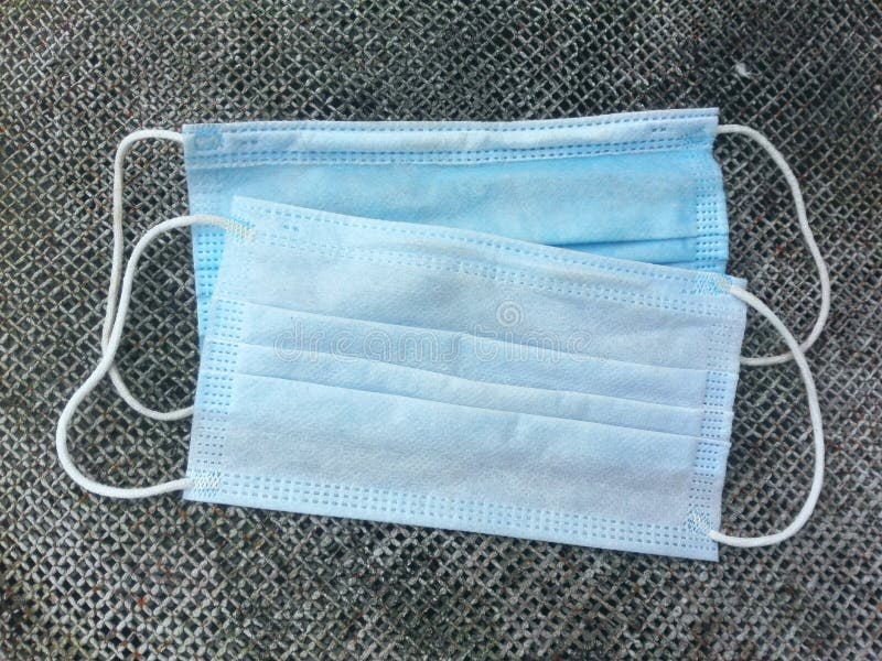 Double Surgical Face Mask on Meatallic | Stay Safe | COVID-19 ...