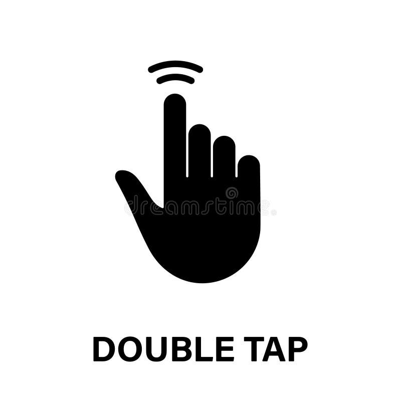 Double Click Finger Stock Illustrations – 1,074 Double Click Finger ...