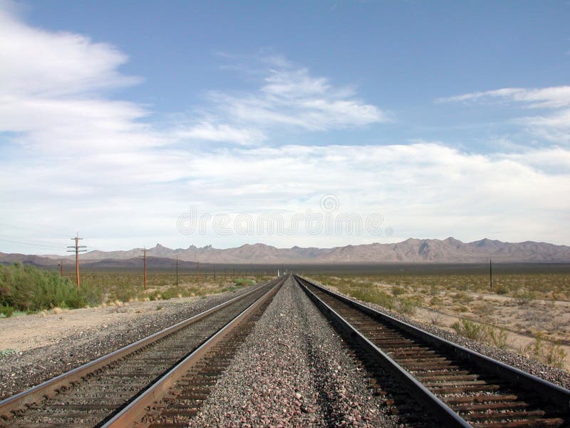 Double Track in Rail Traffic Stock Image - Image of means, engineering ...