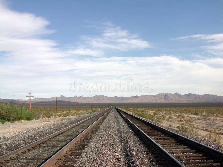 Double Track in Rail Traffic Stock Image - Image of means, engineering ...