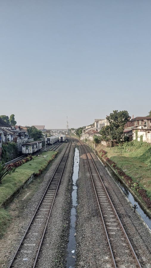 Double Track Train stock image. Image of malang, transport - 333136987