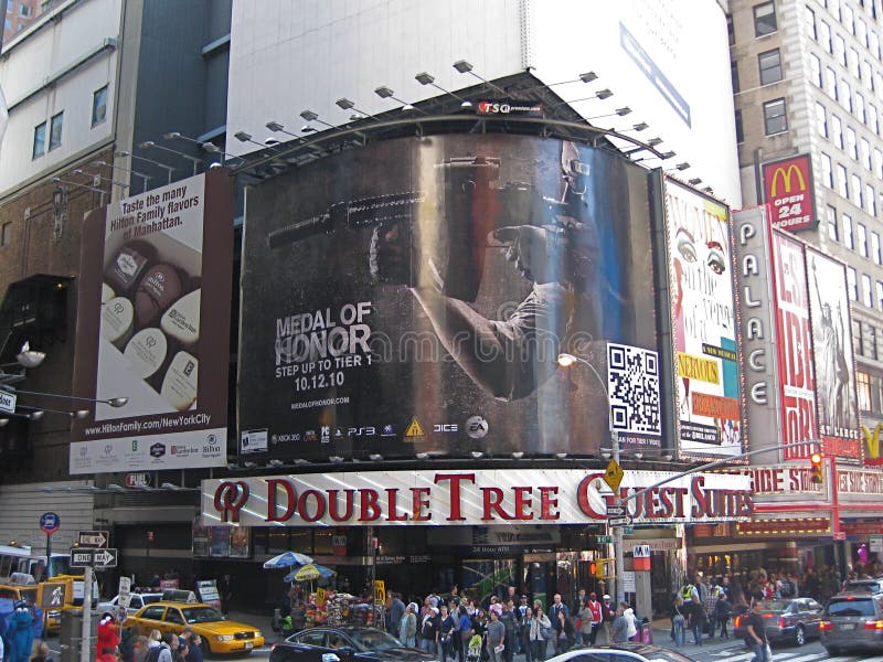 Double Tree Times Square editorial stock image. Image of beauty - 20347984