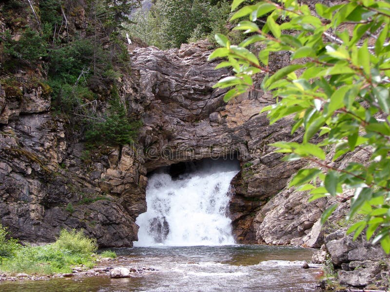 Double waterfall stock photo. Image of amazing, creek - 19488976