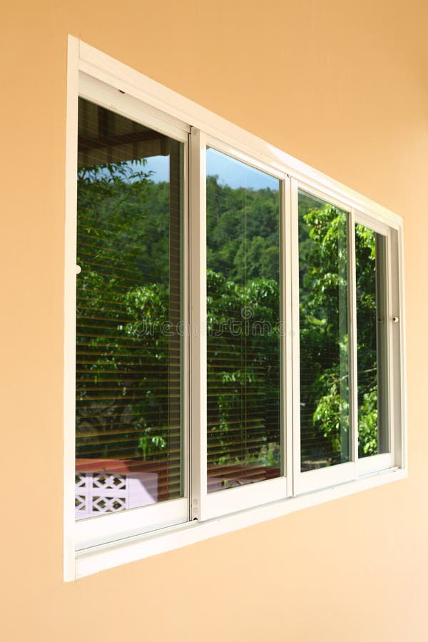 Double window replacement stock image. Image of home - 95487635