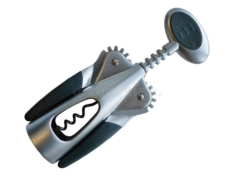Double Wing Multifunction Bottle Opener All In One Wine Corkscrew With Black Handle Stainless