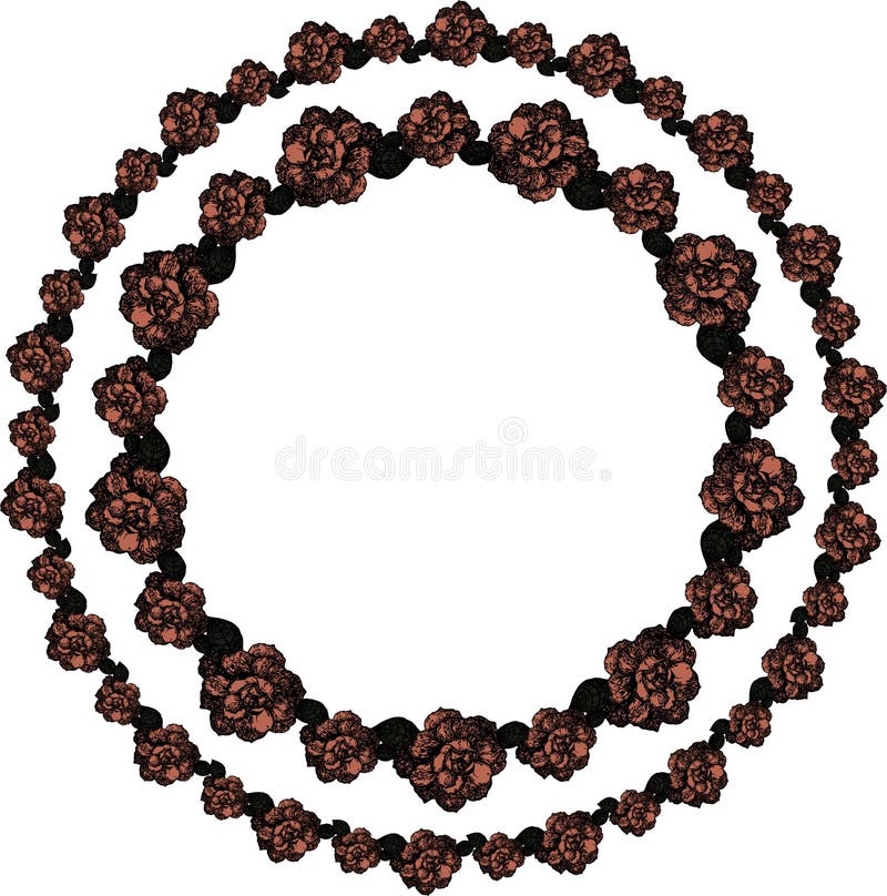 Double Roses Stock Illustrations – 335 Double Roses Stock Illustrations ...