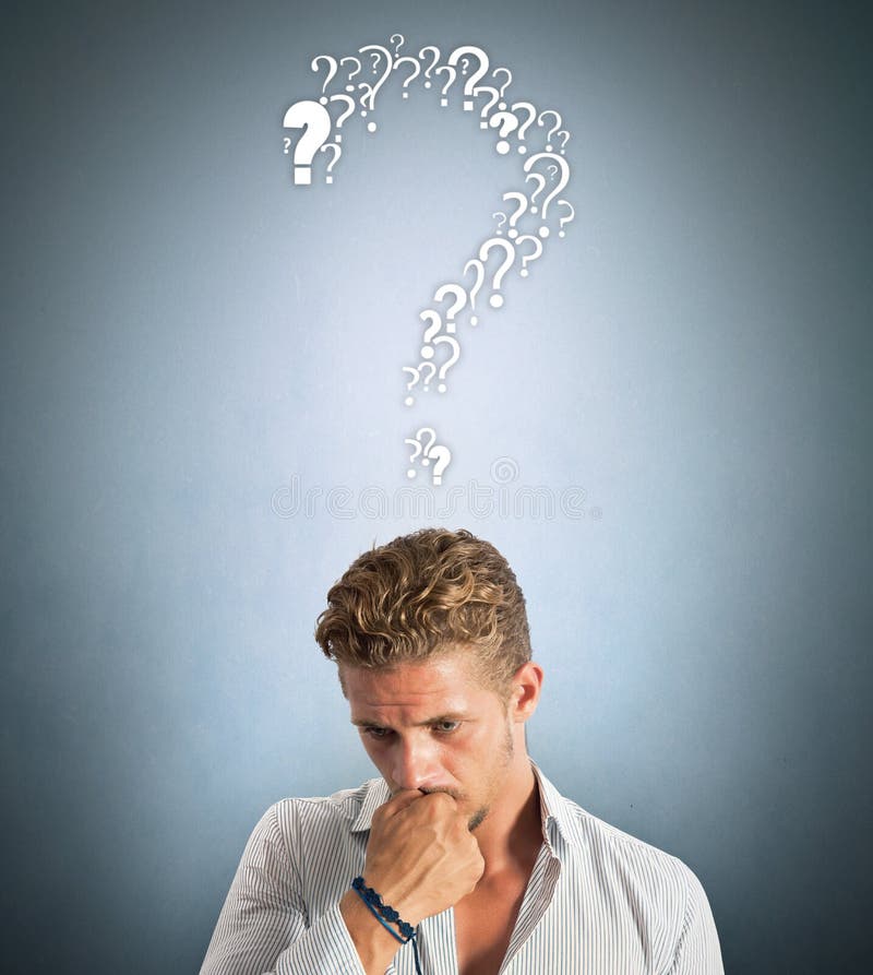 Doubt stock image. Image of interrogation, doubt, advice - 37238093