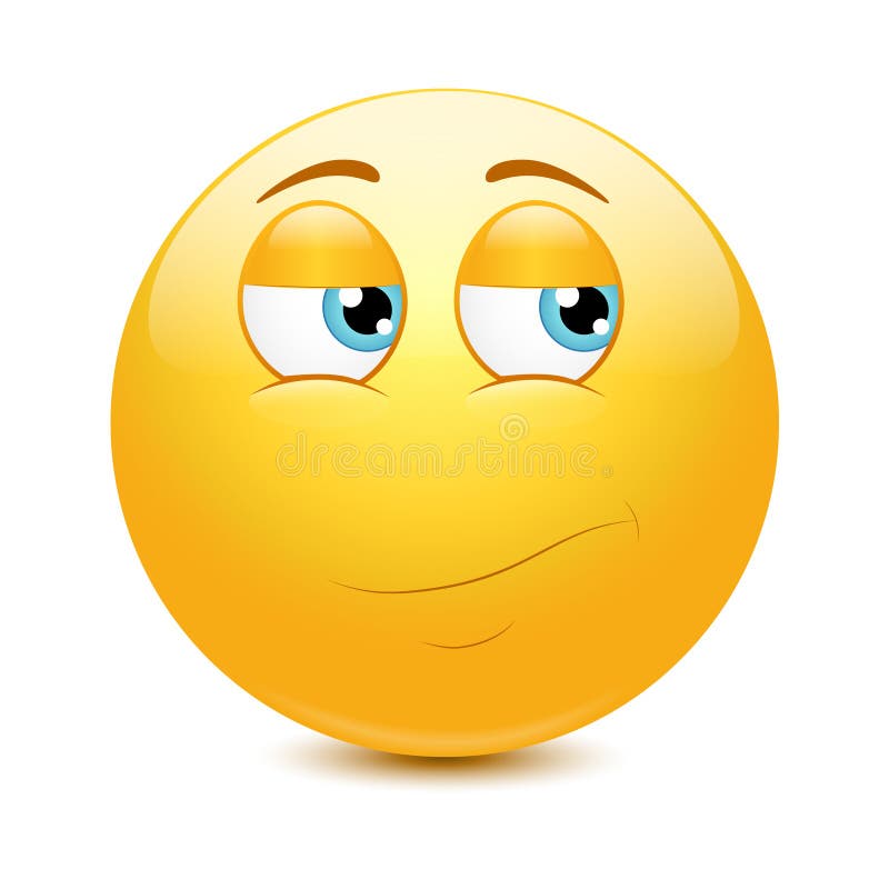 Doubtful emoticon stock vector. Illustration of character - 37845145