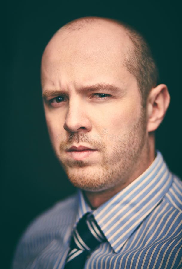 Doubting man stock image. Image of close, businessperson - 55545827