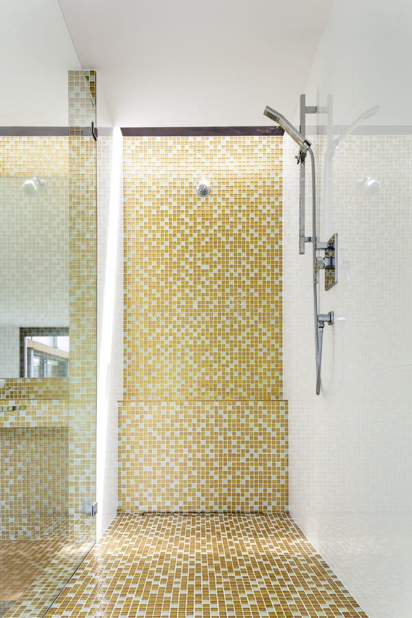 Douche moderne photo stock. Image du moderne, pièce, élégant - 42167270