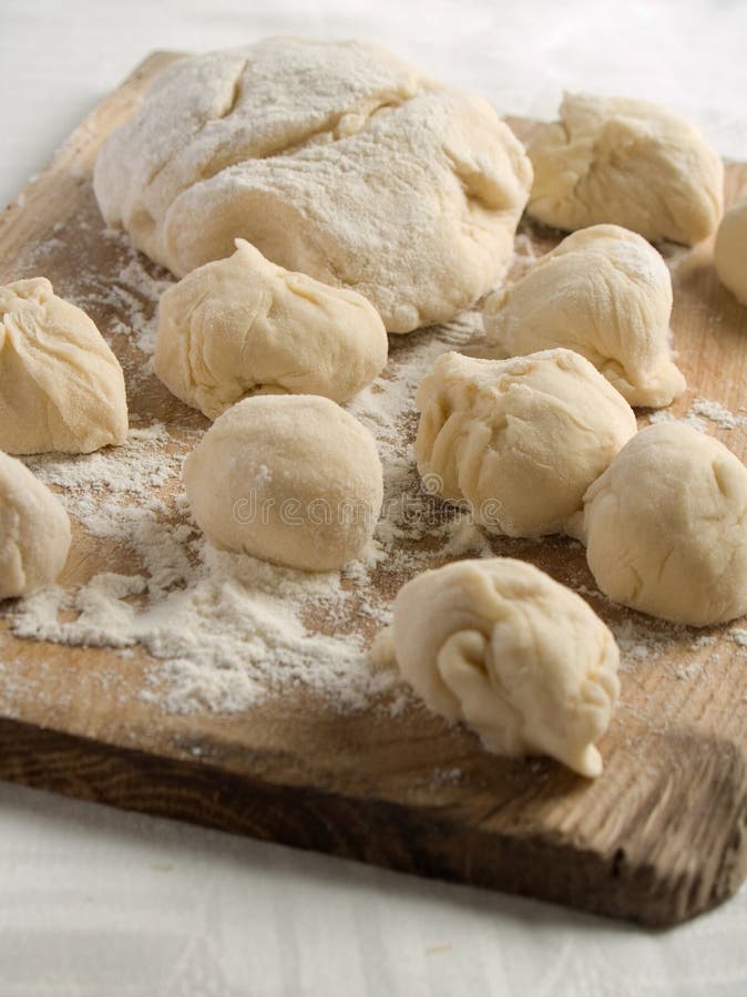 Balls of dough stock image. Image of eating, unbaked - 29871681