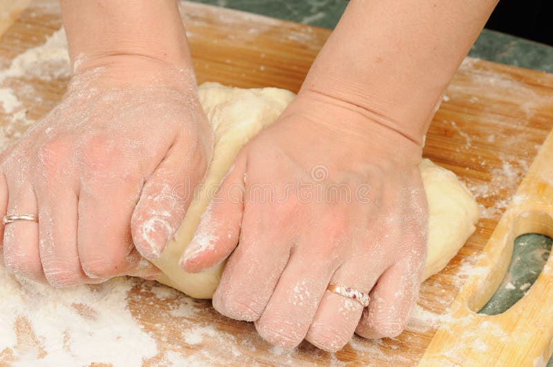 Dough stock image. Image of kitchen, fresh, preparing - 12214201