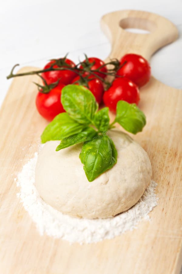 Dough stock image. Image of meal, bakery, vegetable, tomato - 25080913