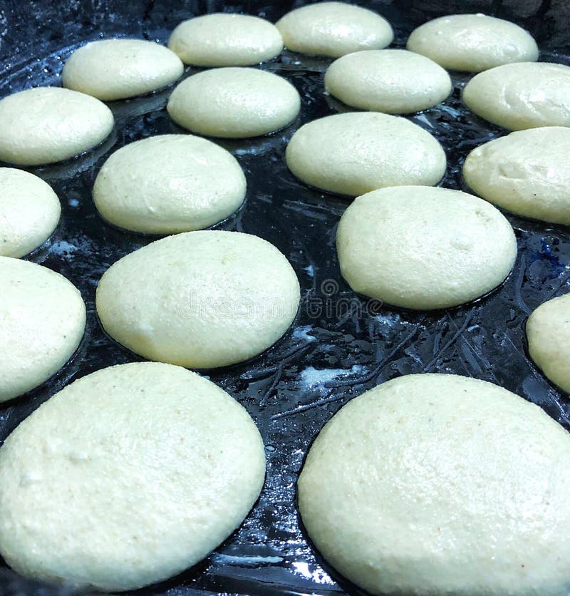 Dough Balls for Bread Making Up Close Stock Photo - Image of dessert ...