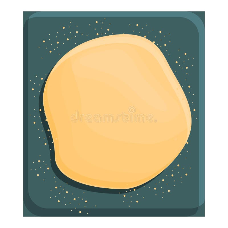 Fresh Dough Icon, Cartoon Style Stock Illustration - Illustration of ...