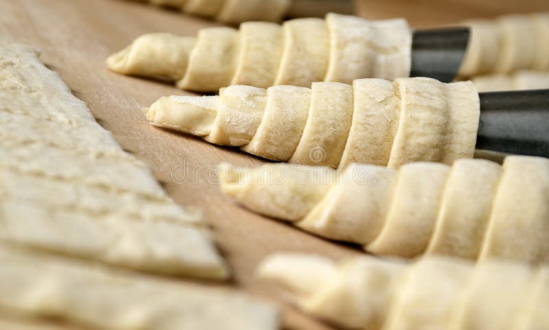 Raw dough cones stock photo. Image of shape, baking, dough - 27697946