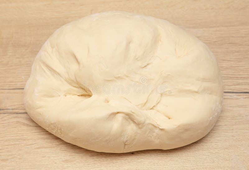 Dough with Flour on the Table. Stock Photo - Image of bake, table ...