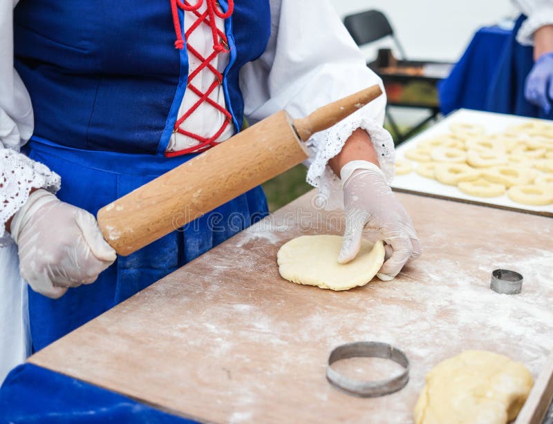 Dough forming stock image. Image of bake, people, food - 61026571