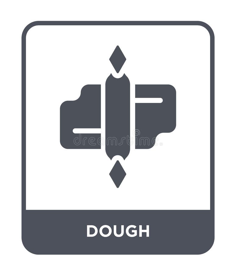 Dough Icon in Trendy Design Style. Dough Icon Isolated on White ...