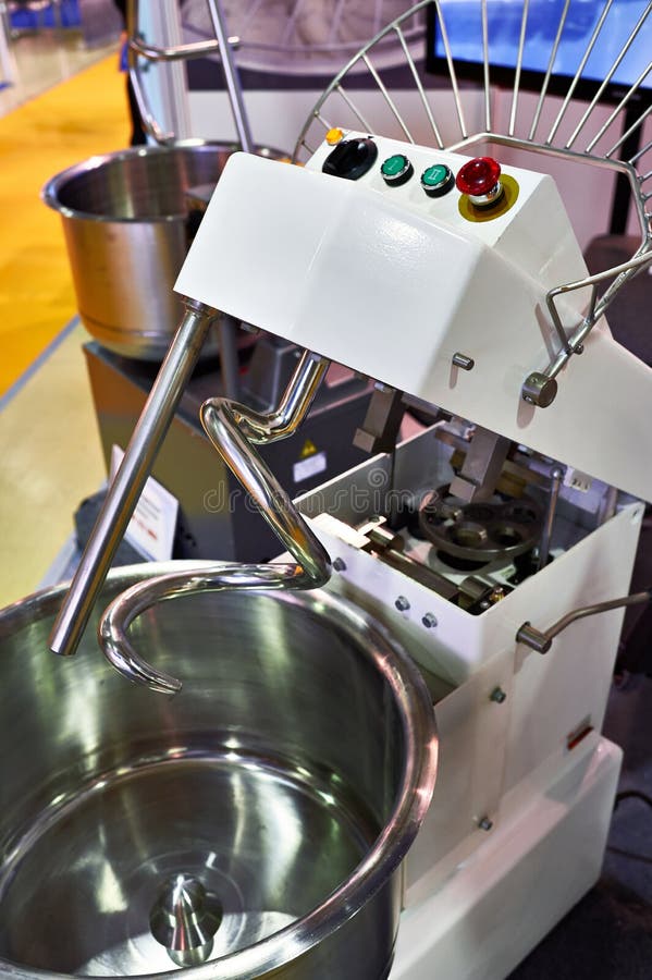 Dough Mixer Electric Machine Stock Photo - Image of machinery, baker ...