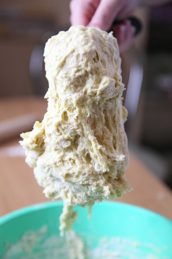 Dough stock image. Image of cake, flour, hand, baker - 54473549