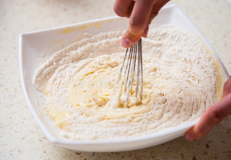 Dough preparation stock photo. Image of bakery, cuisine - 55681148
