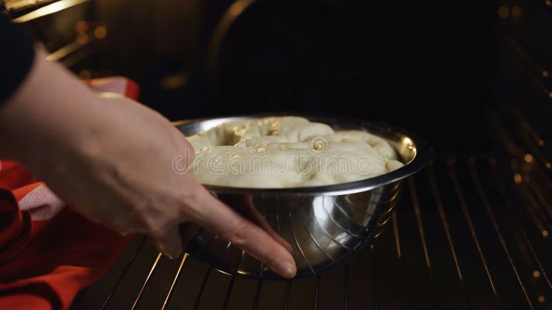 Dough for proofing stock image. Image of baking, handcrafted - 364863211