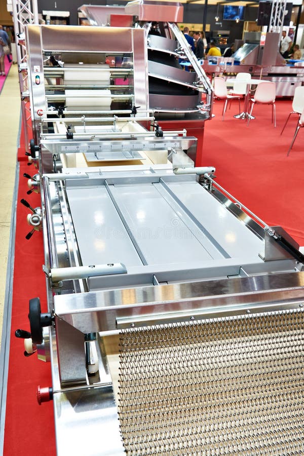 Dough Moulder Machine at the Exhibition Stock Image - Image of food ...