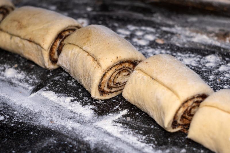 Dough on the table stock photo. Image of flour, food - 143370792