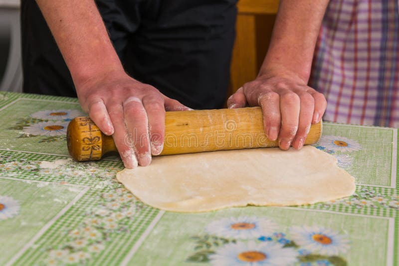 Dough on a table stock photo. Image of ravioli, food - 79770076