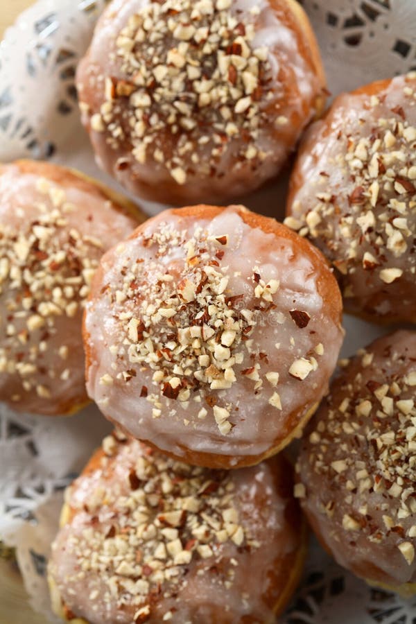 Doughnut with icing stock photo. Image of healthy, cuisine - 2014804