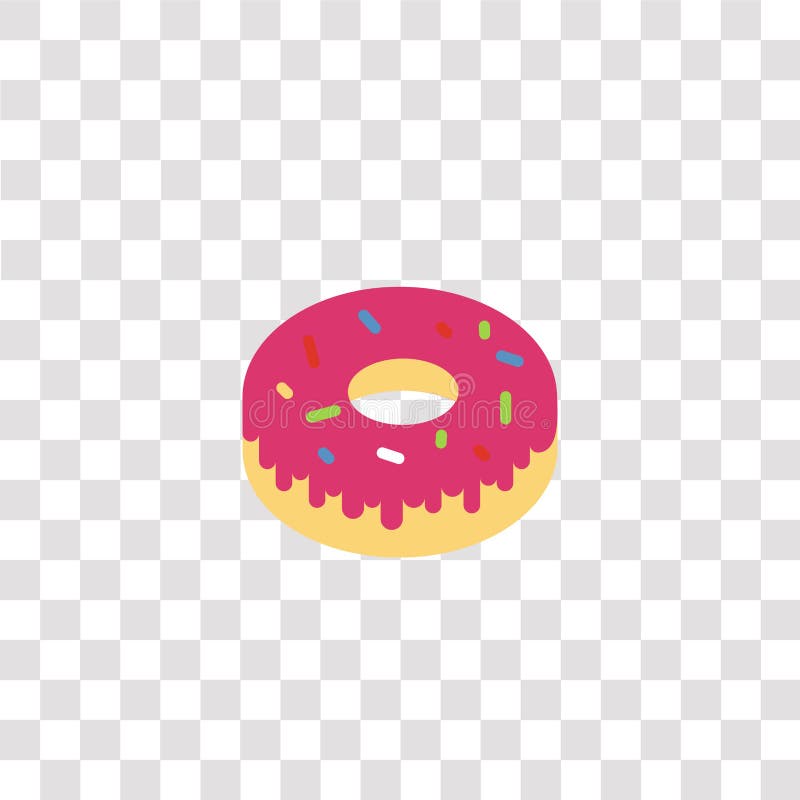 Doughnut Icon Sign and Symbol. Doughnut Color Icon for Website Design ...