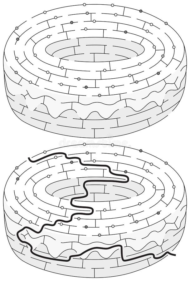 Doughnut Maze Stock Illustrations – 12 Doughnut Maze Stock ...