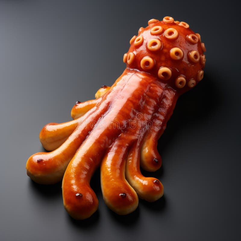 Doughnut Shaped Octopus: a Hyperrealistic Meatpunk Delight Stock ...